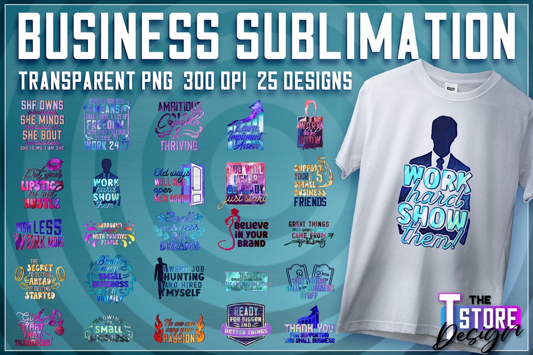 Business Sublimation Business PNG Design Team Quotes Sublimation V.2 - Etsy