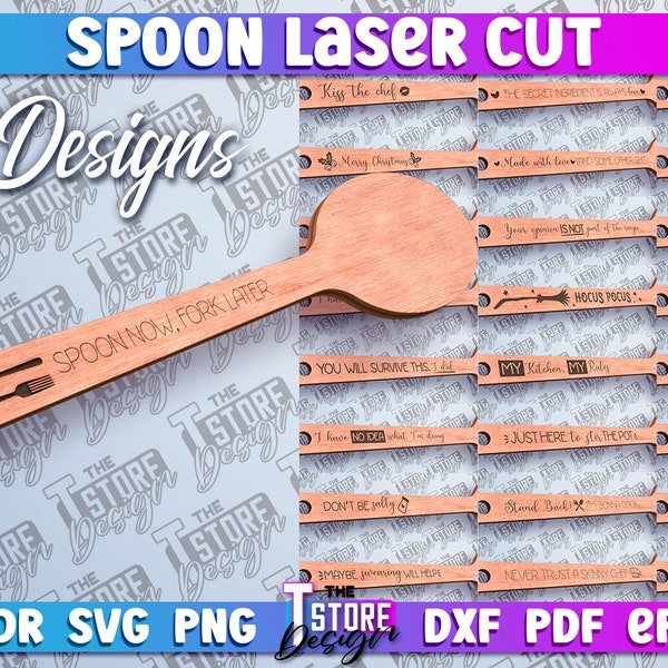 Laser Cut Spoon Files - Etsy