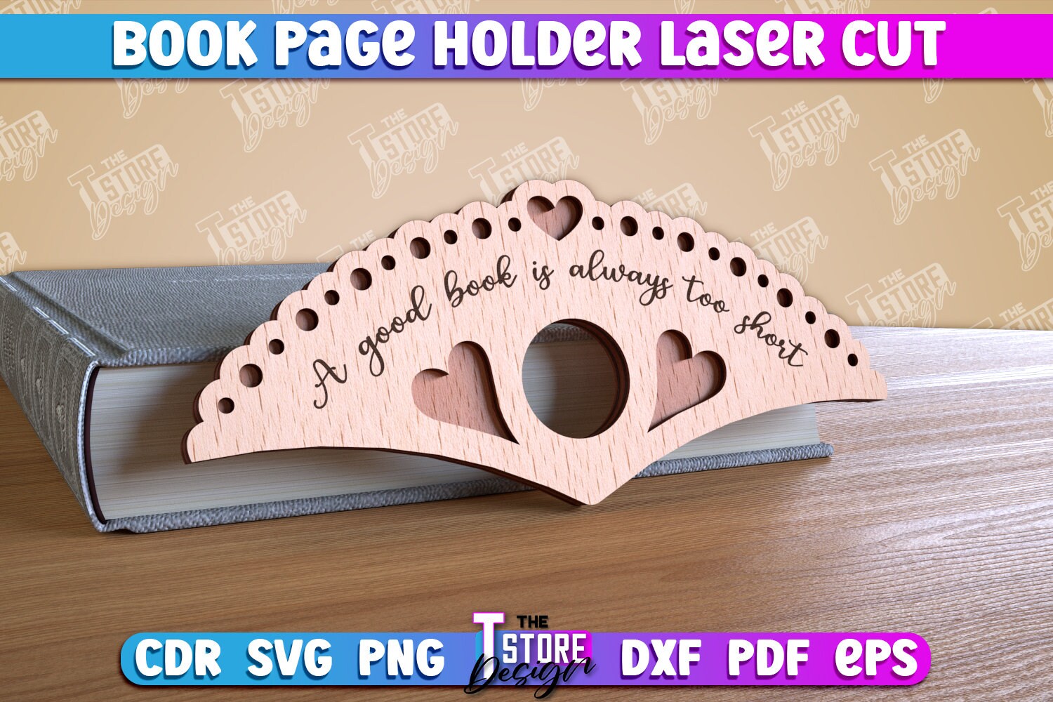 Thumb Page Holder Design | Thumb Page Spreader Lasercut | Book Page ...