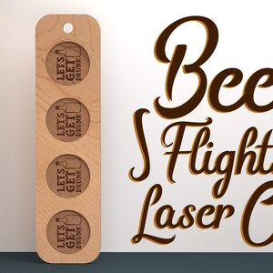 Beer Flights Laser Cut | Alcohol SVG Design | Laser Cut Files - Etsy