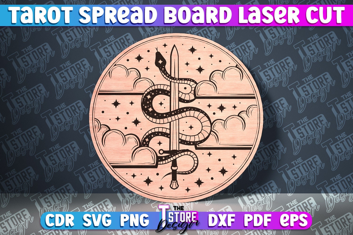 Tarot Spread Board SVG Bundle | Tarot Laser Design | Tarot Laser Cut ...