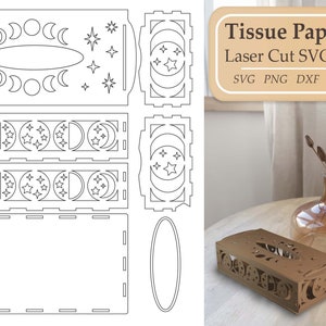 Tissue Paper Box SVG Bundle | Tissue Box SVG Design | Laser Cut Files ...