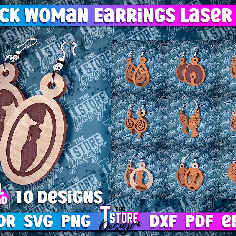 African Earrings - Etsy