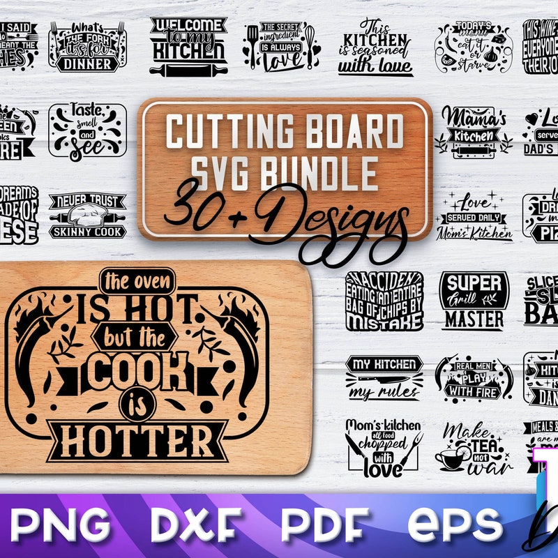 Cutting Board Svg - Etsy
