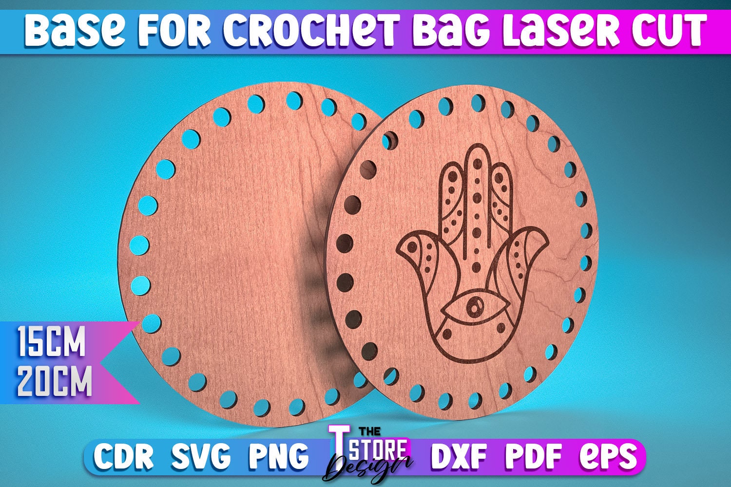 Base for Crochet Laser Cut SVG Bundle Crochet SVG Design - Etsy Australia