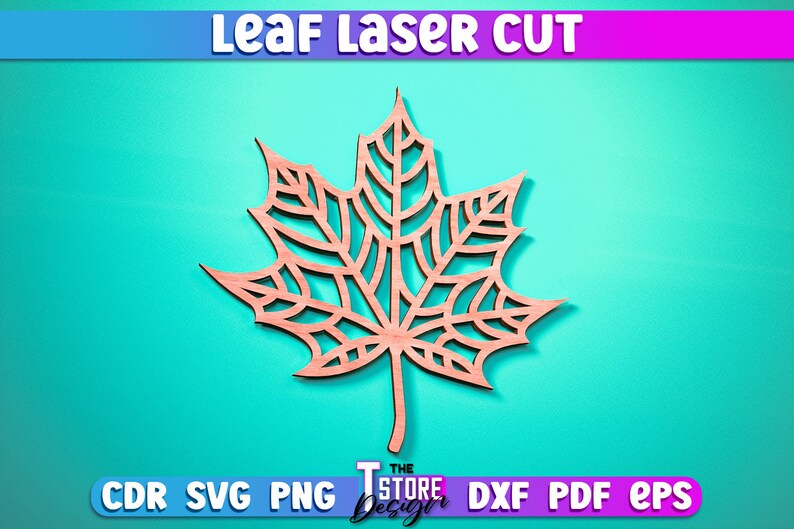 Leaf Laser Cut SVG Bundle | Flowers SVG Design | Leaf Laser Cut Files ...