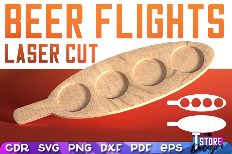 Beer Flights Laser Cut | Alcohol SVG Design | Laser Cut Files - Etsy
