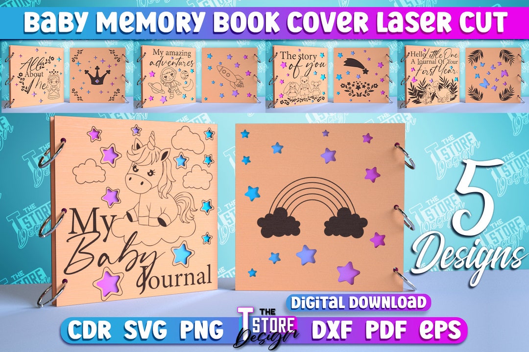 Baby Book Keepsake, Baby Milestone Book, Baby Scrapbook, Baby Album and ...