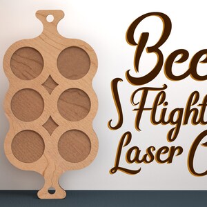 Beer Flights Laser Cut | Alcohol SVG Design | Laser Cut Files - Etsy