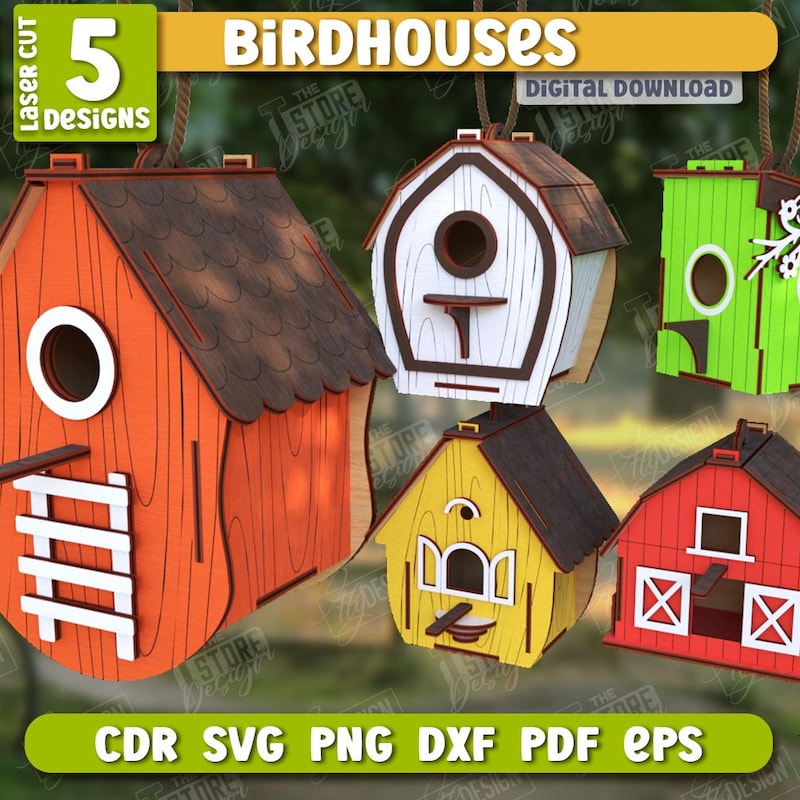 Mini Bird House Svg - Etsy