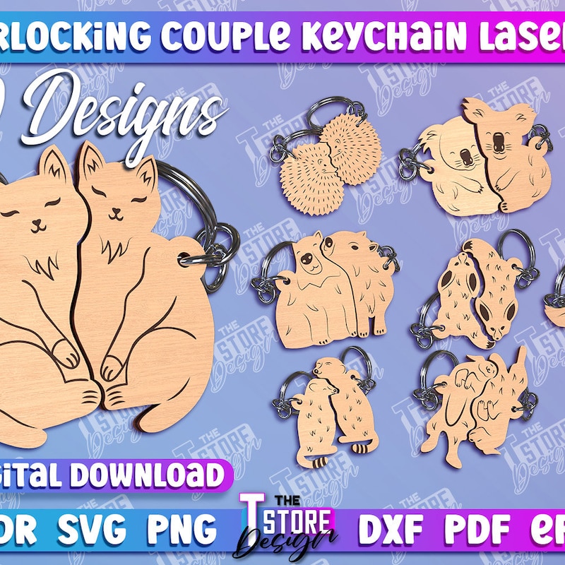 Couple Keychains - Etsy