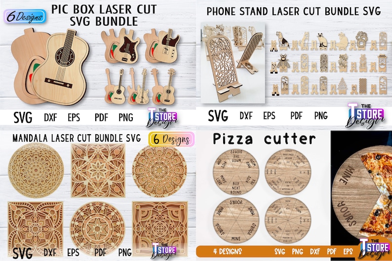 Laser Cut Mega Bundle SVG CNC Files Engraving SVG - Etsy