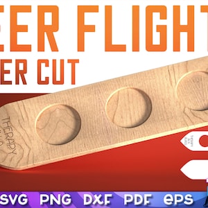Beer Flights Laser Cut | Alcohol SVG Design | Laser Cut Files - Etsy