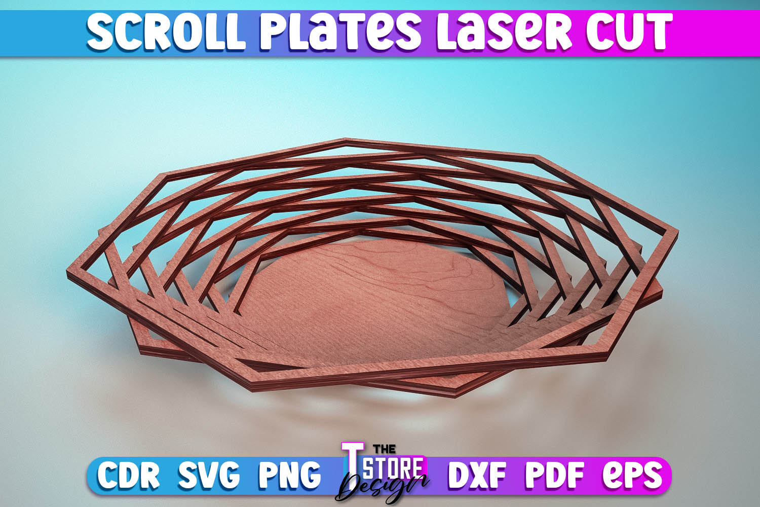 Scroll Plates Laser Cut SVG Bundle Scroll Plates SVG Design - Etsy