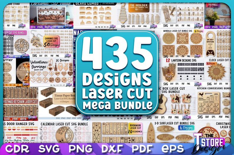 Laser Cut Mega Bundle SVG CNC Files Engraving SVG - Etsy