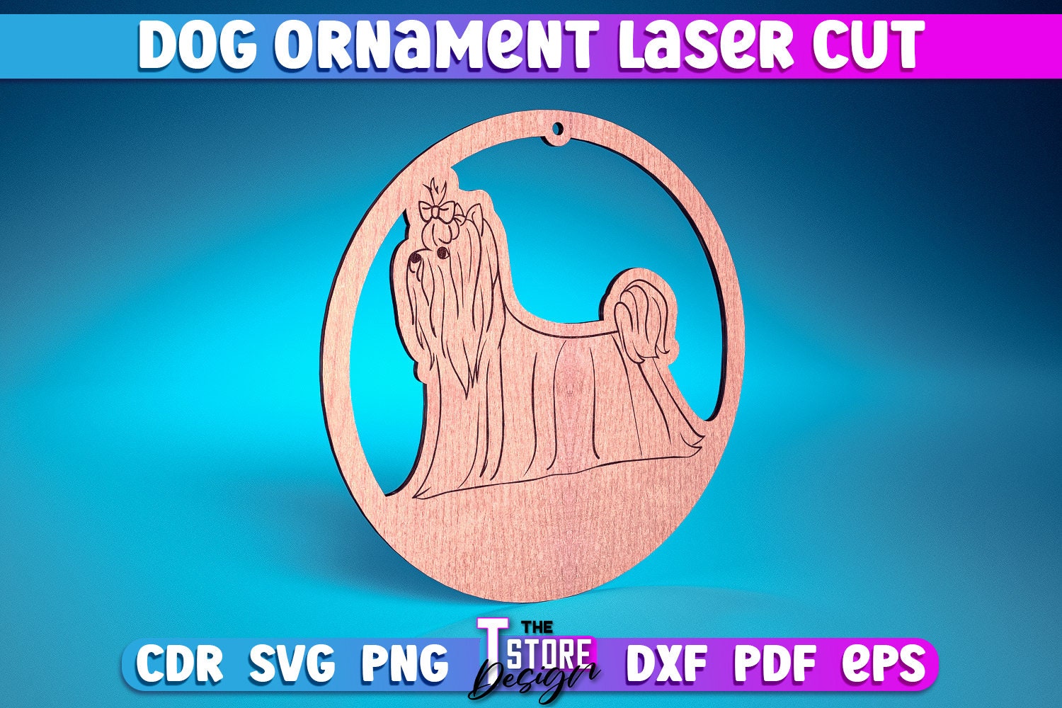 Dog Ornamet Laser Cut SVG Bundle | Dog Ornament Laser Cut SVG Design ...