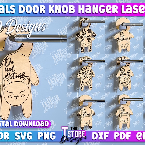 Kids Door Hangers Svg - Etsy