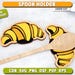 Spoon Holders Laser Cut Bundle, Kitchen Accessories SVG, Spoon Rest ...