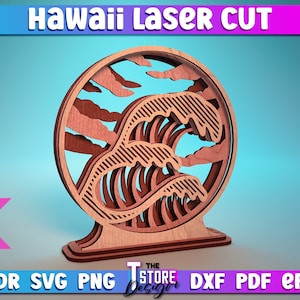 Hawaii Laser Cut SVG Bundle | Hawaii SVG Design | Laser Cut Files | CNC ...