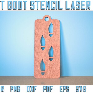 Santa Boot Stencil Laser Cut SVG Bundle | Christmas SVG Design | Laser ...