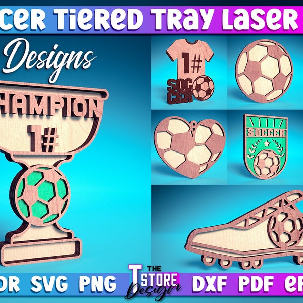 Laser Cut Files Soccer - Etsy