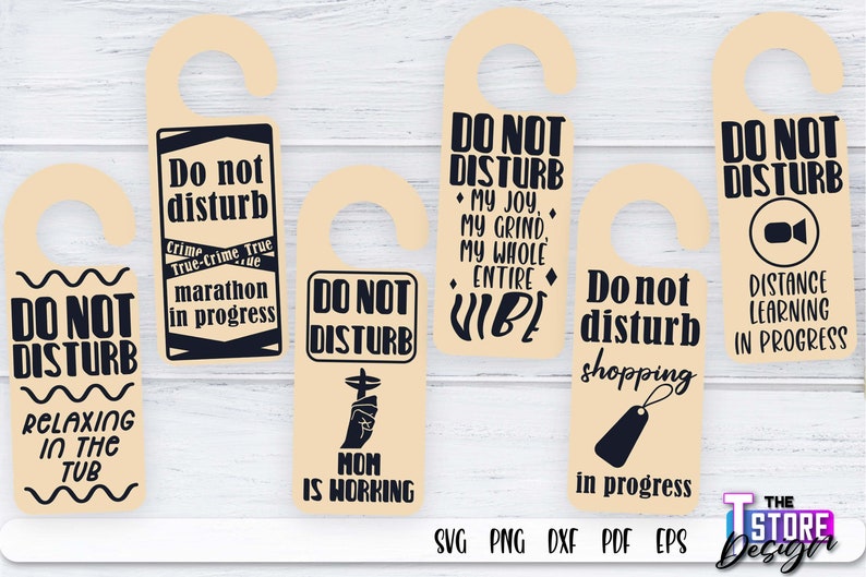 Door Knob Hanger SVG Bundle | Door Knob Design | Funny Sayings - Etsy