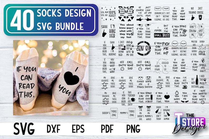 Funny Socks Quotes SVG Bundle | Funny SVG Design | Quotes SVG V.2 - Etsy