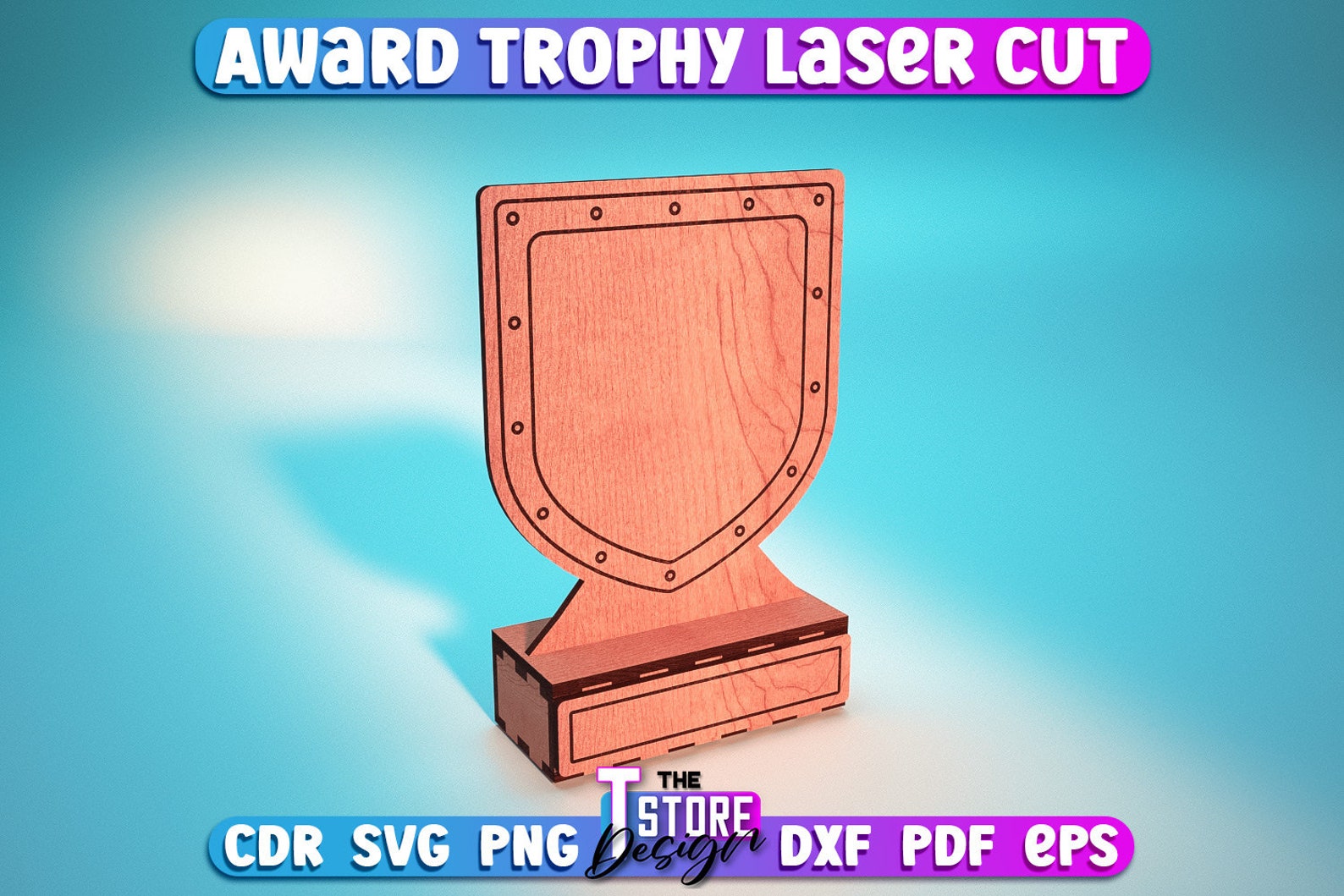 Award Trophy Laser Cut SVG Bundle Award Trophy SVG Design Laser Cut ...