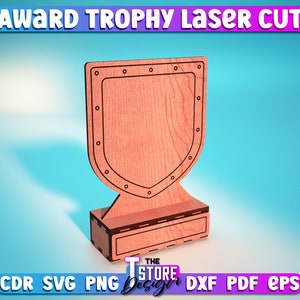 Award Trophy Laser Cut SVG Bundle | Award Trophy SVG Design | Laser Cut ...