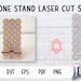 Phone Stand Laser Cut SVG | Cell Phone Stand SVG Bundle - Etsy