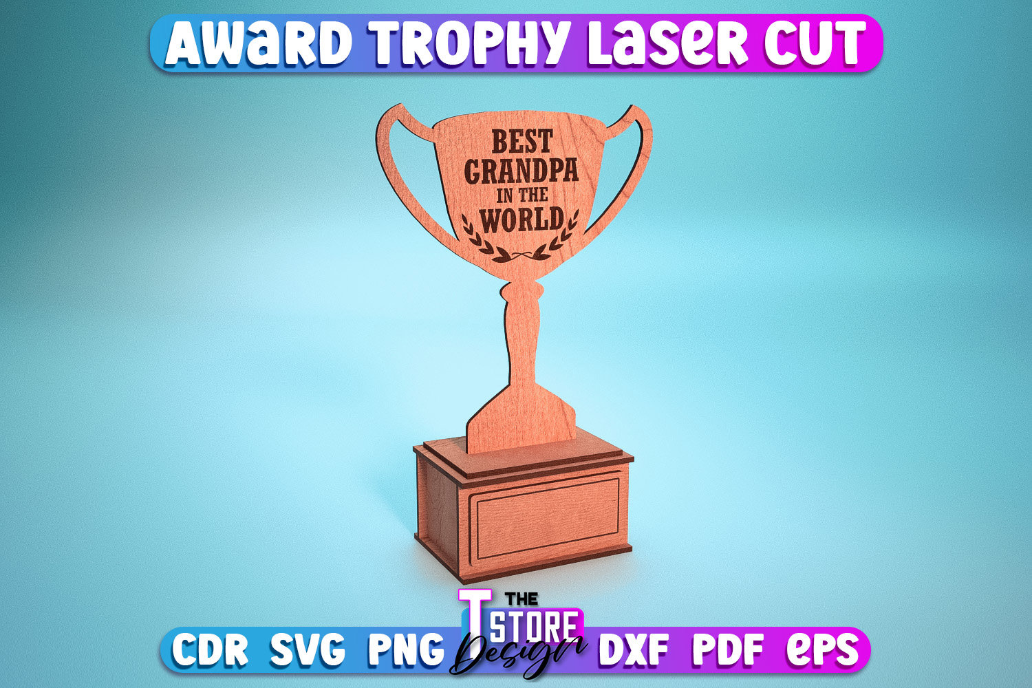 Trofeo de premio Laser Cut SVG Bundle / Trofeo de premio - Etsy México