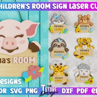 Kids Room Sign - Etsy