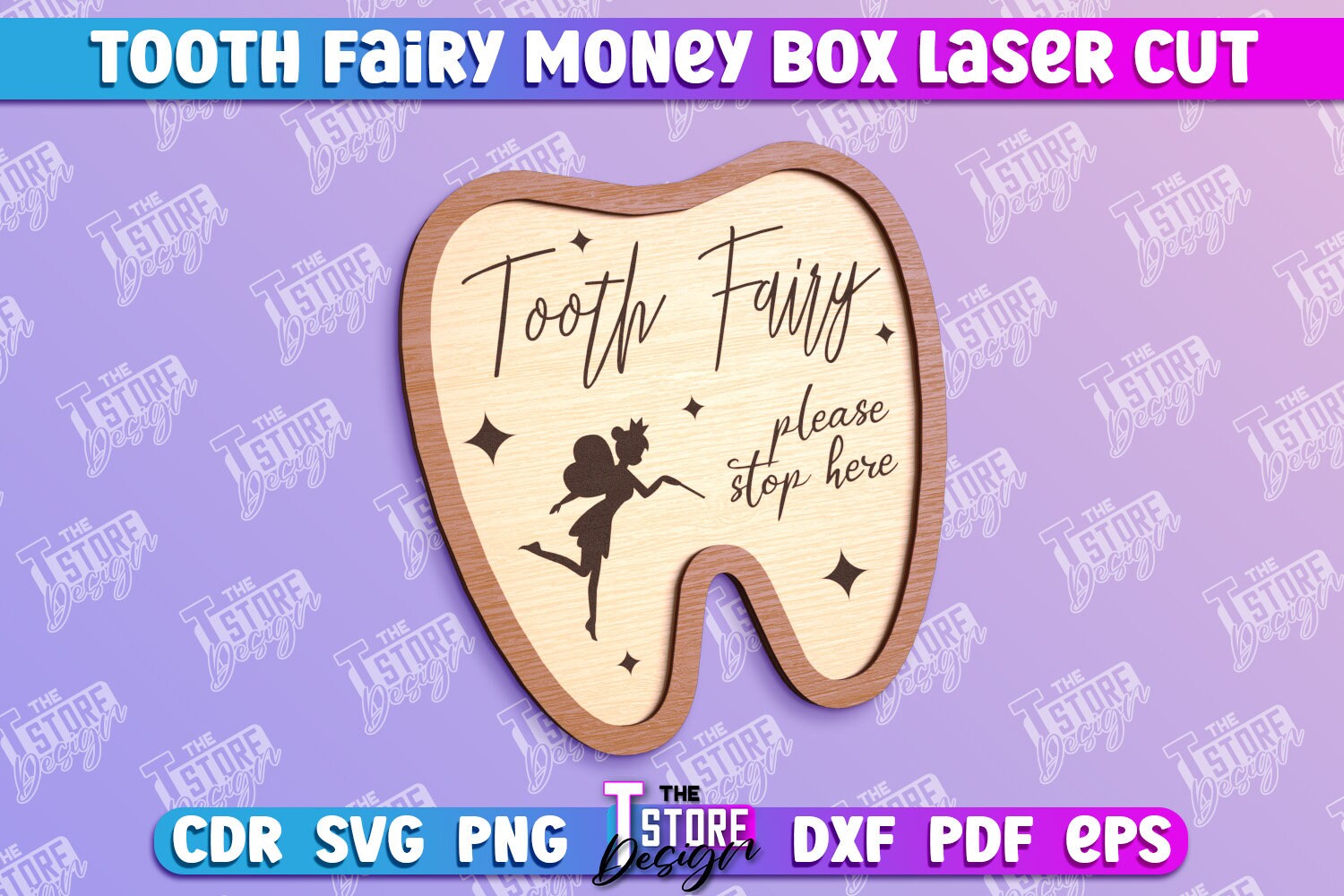 Tooth Fairy Teeth Money Box | Tooth Fairy Tray Money Holder | Tooth ...