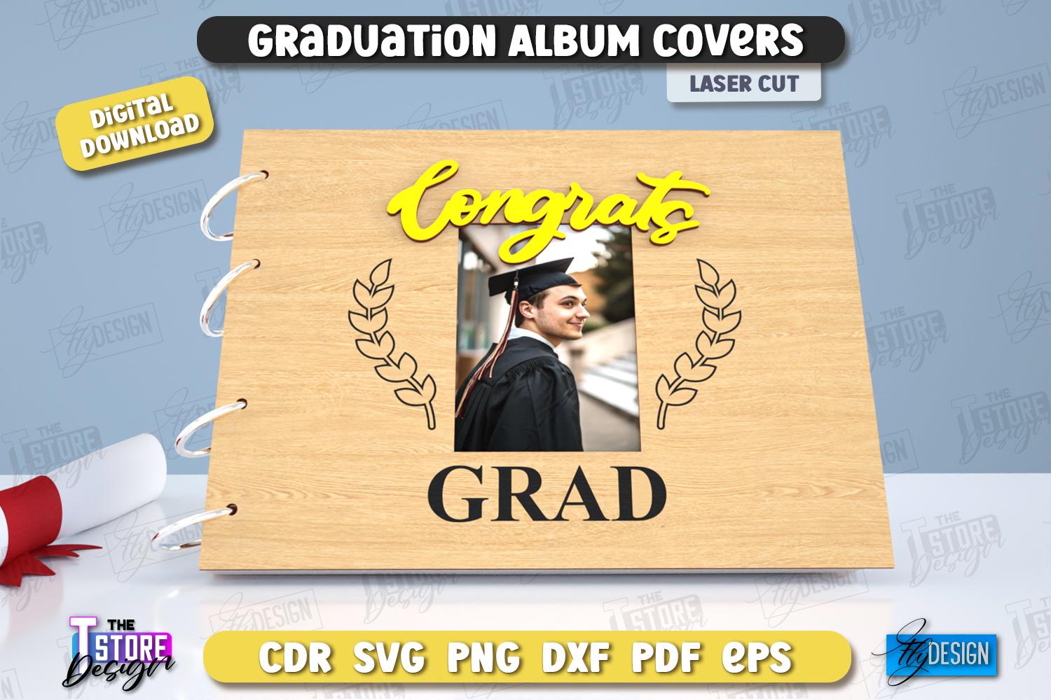 Graduation Album Covers Laser Cut Bundle, Grad Memory Album, Grad ...