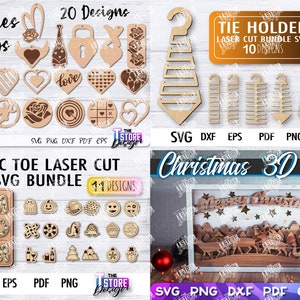 Laser Cut Mega Bundle SVG | CNC Files | Engraving SVG Design | Laser ...