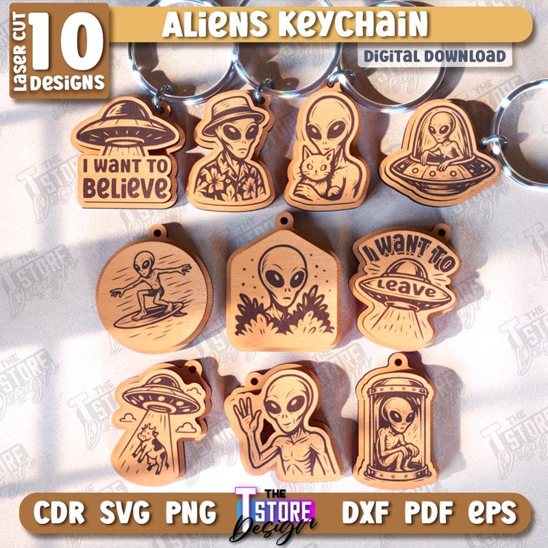 Wood Alien - Etsy