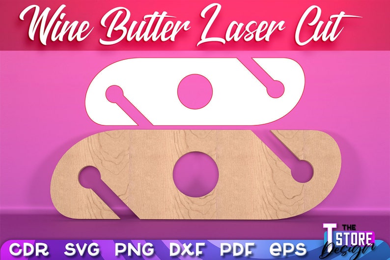 Wine Butler Laser Cut | Wine Holder SVG Design | Laser Cut Files ...