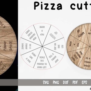 Pizza Cutter Game SVG Laser Cut Files | Kitchen Decor (digital Download ...