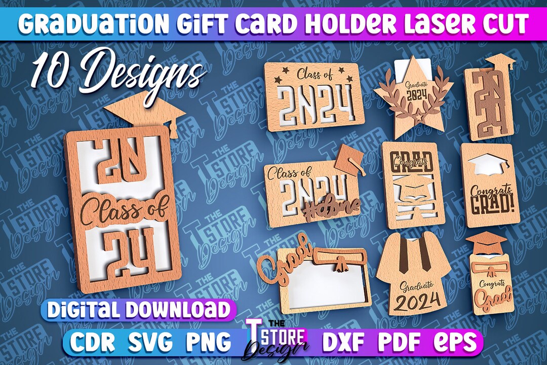 Customizable Graduation Gift Card Holder Graduation Money Holder ...
