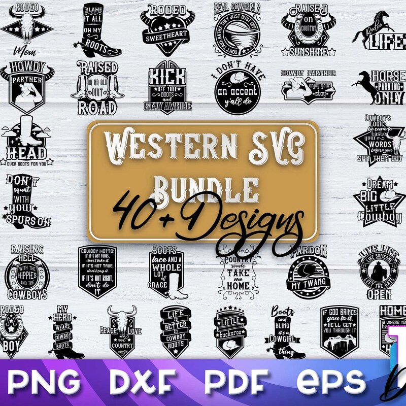 Western Svg - Etsy