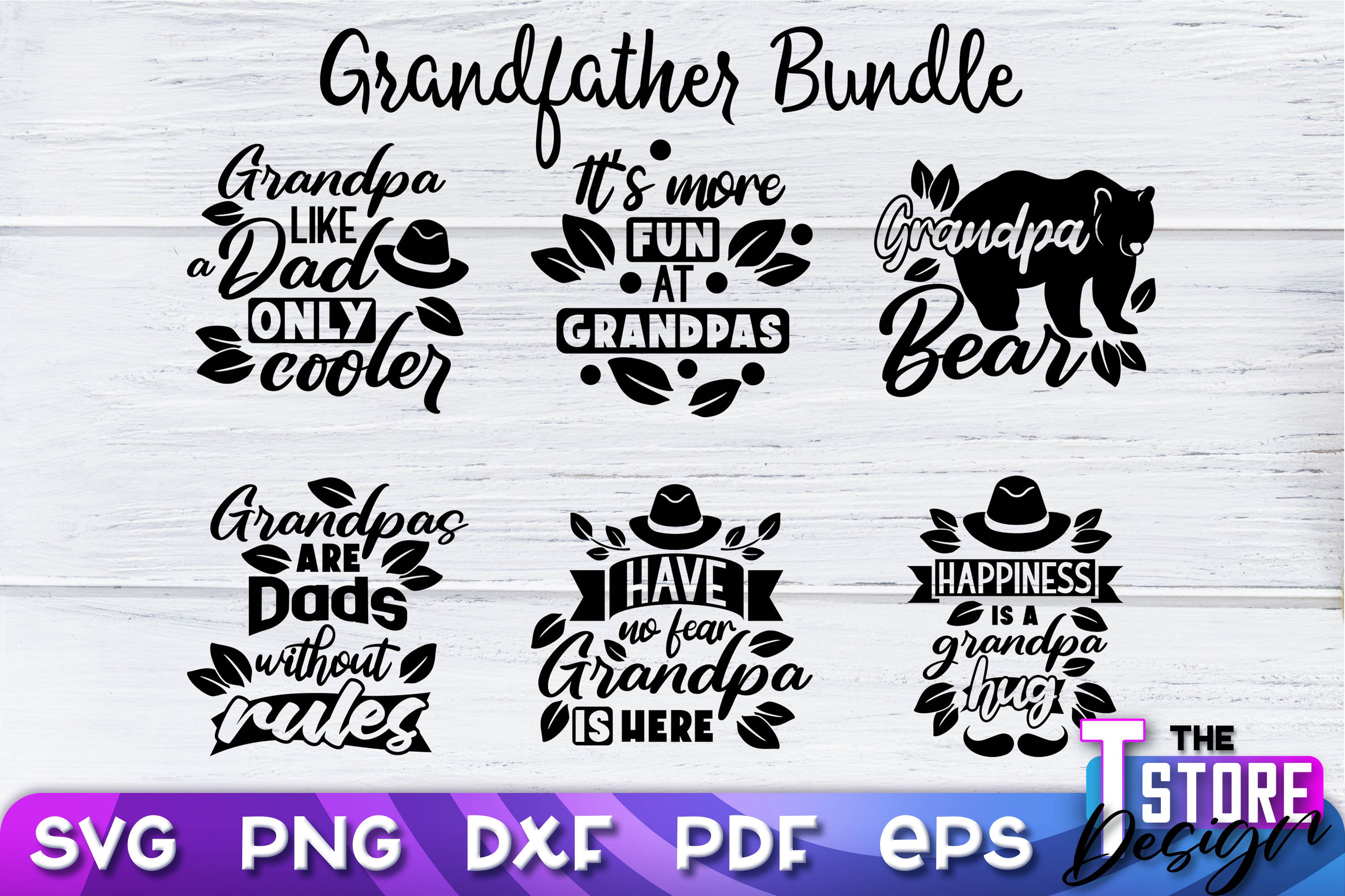 Grandpa SVG Bundle | Grandparents SVG Bundle | Grandfather SVG - Etsy