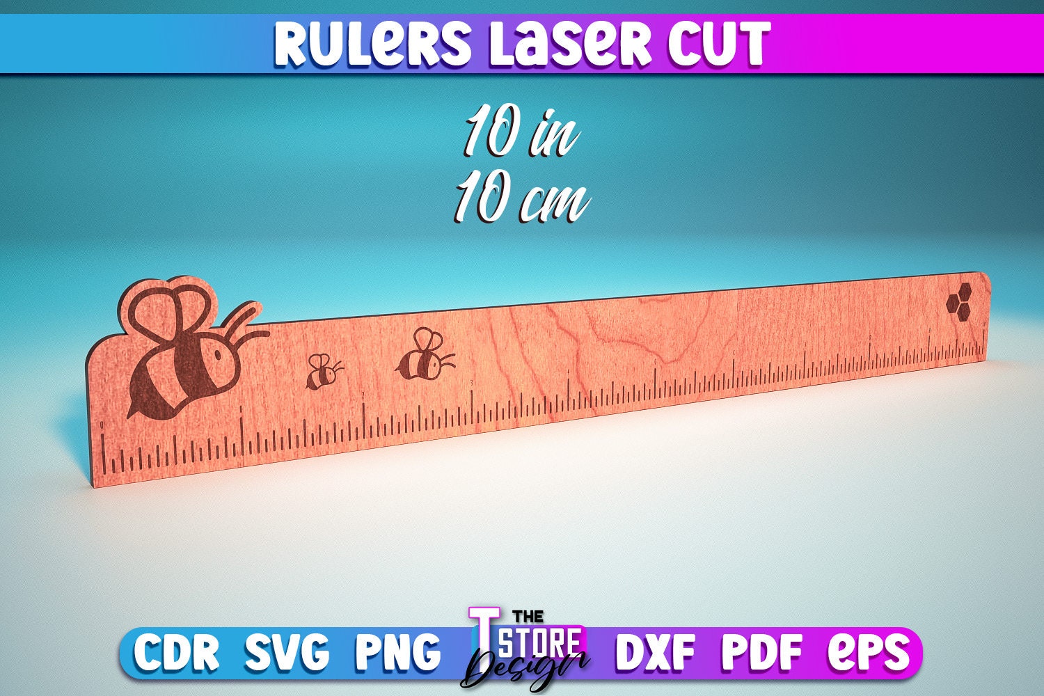 Rulers Laser Cut SVG Bundle Kids Rulers SVG Design Laser - Etsy Canada