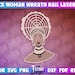 Wooden Diva Wreath Rail. Afro Head Rail. Black Woman Wreath Rail ...