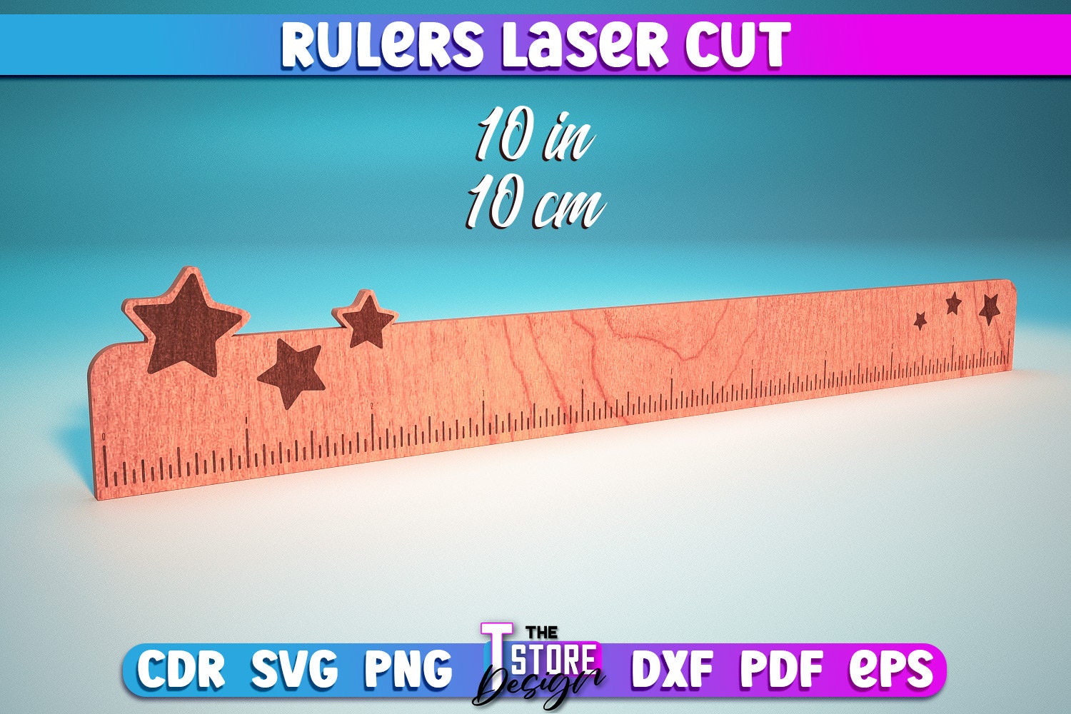 Rulers Laser Cut SVG Bundle Kids Rulers SVG Design Laser - Etsy Canada