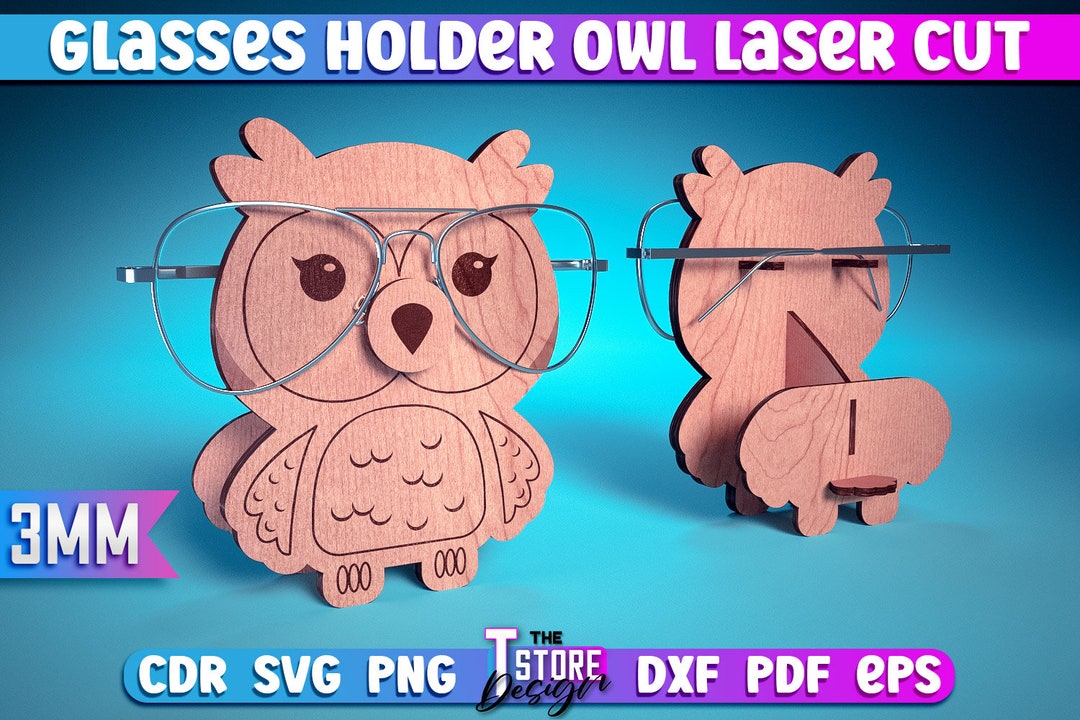 Glasses Holder Laser Cut SVG Bundle | Accessories Holder Laser Cut SVG ...