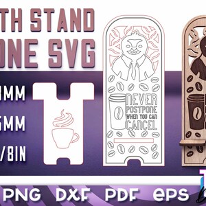 Sloth Phone Stand Laser Cut SVG Cell Phone Stand SVG Bundle - Etsy UK