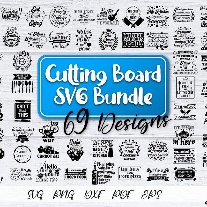 Cutting Board Svg - Etsy