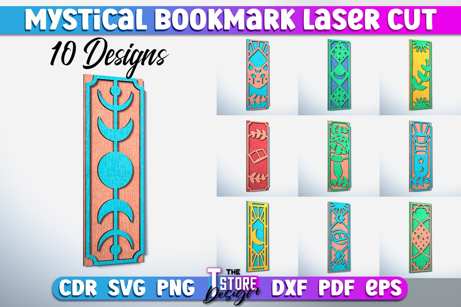 Bookmark Laser Cut Mega Bundle SVG | Bookmark CNC Files | Book Lover ...