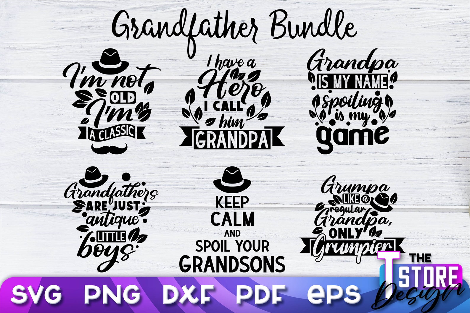 Grandpa SVG Bundle Grandparents SVG Bundle Grandfather SVG - Etsy