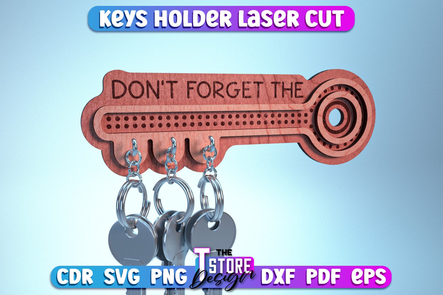 Keys Holder Laser Cut Bundle | Home SVG Design | Laser Cut Files | Keys ...
